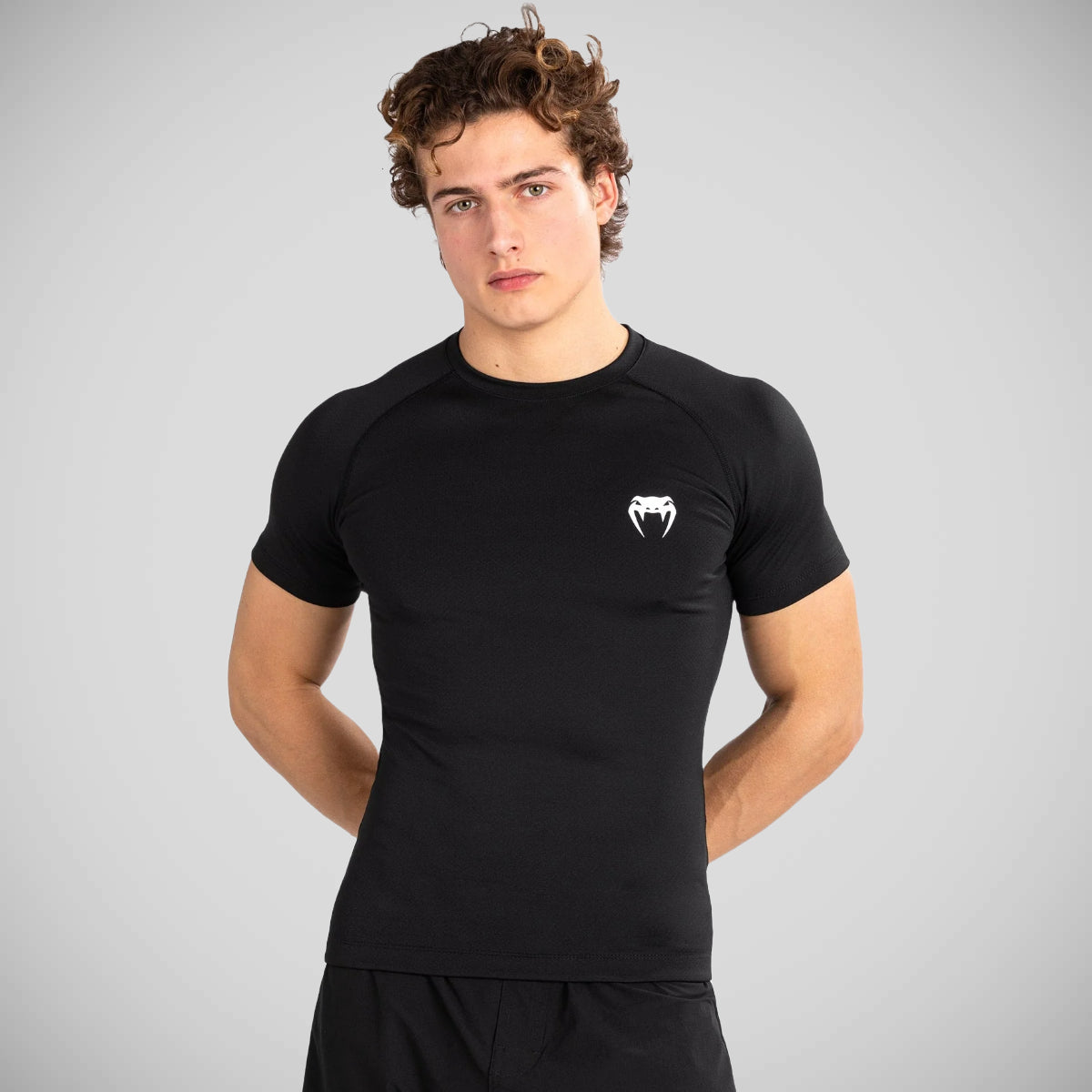 Venum Contender Short Sleeve Rash Guard Black/White from Bytomic ...