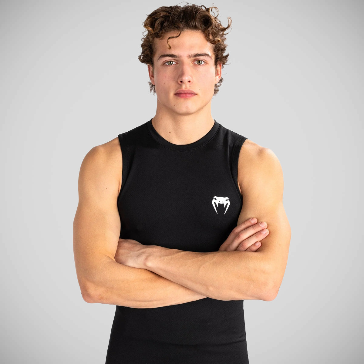 Venum Contender Sleeveless Rash Guard Black/White from Bytomic ...