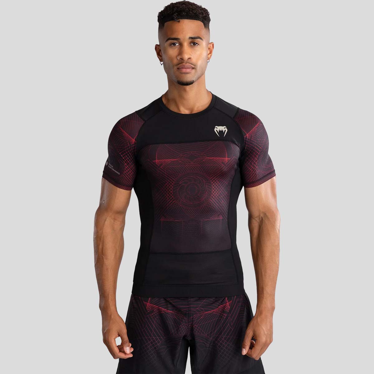 Venum G-Fit Air Short Sleeve Rash Guard Black/Red from Bytomic ...