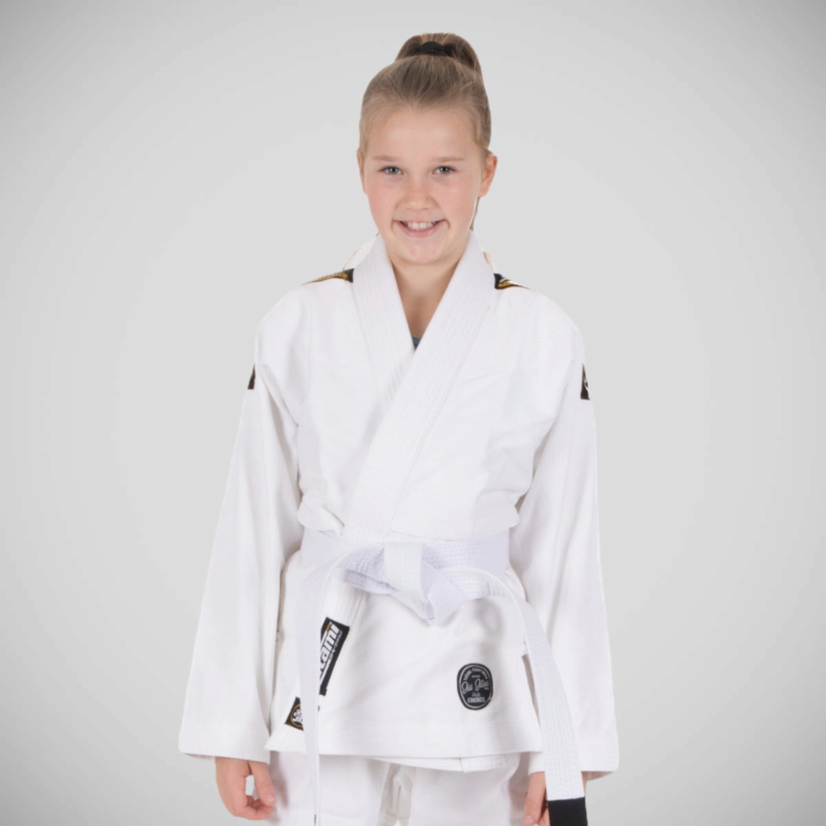 White Tatami Fightwear Nova Absolute Kids BJJ Gi from Bytomic