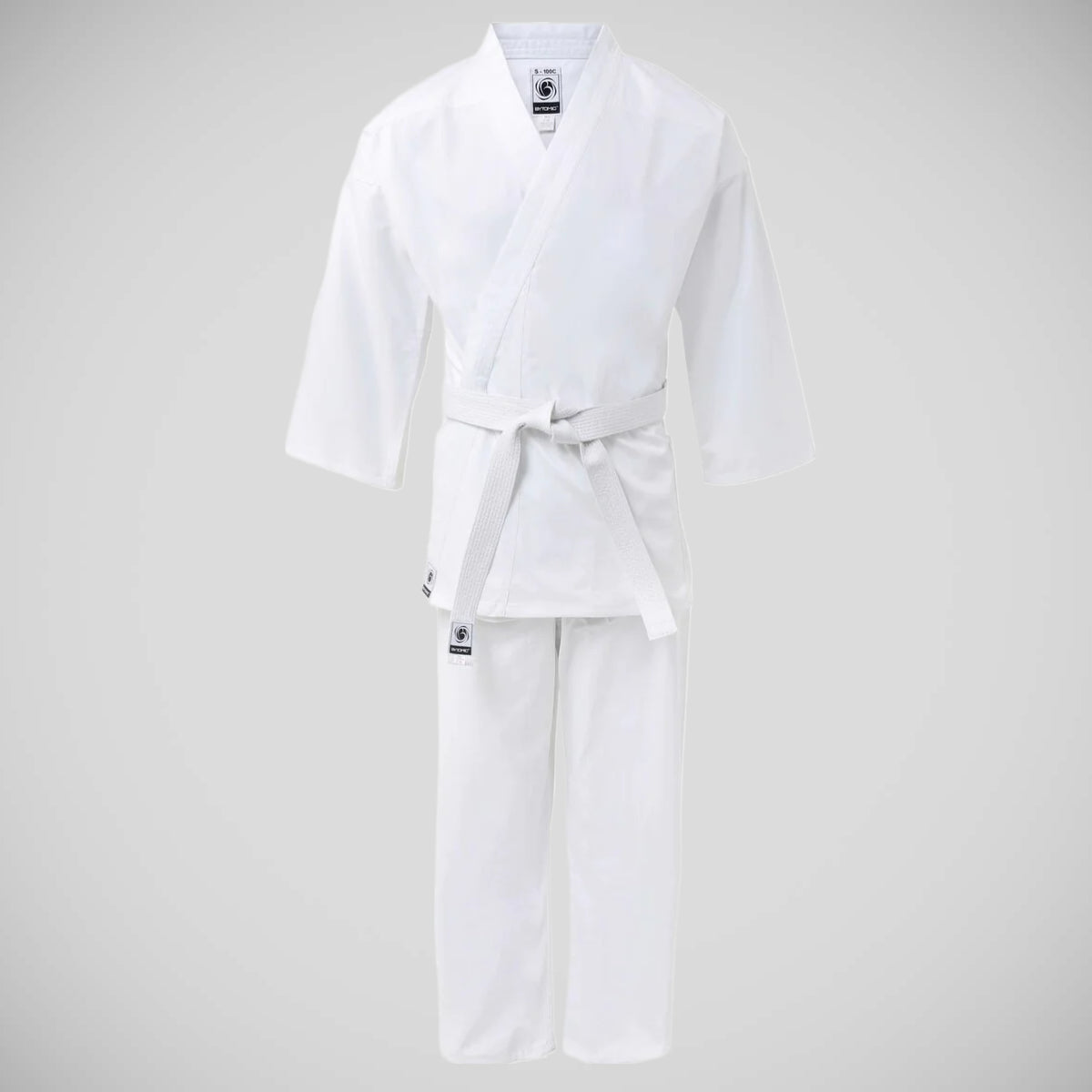 White Bytomic Adult 100% Cotton Student Karate Uniform from Bytomic