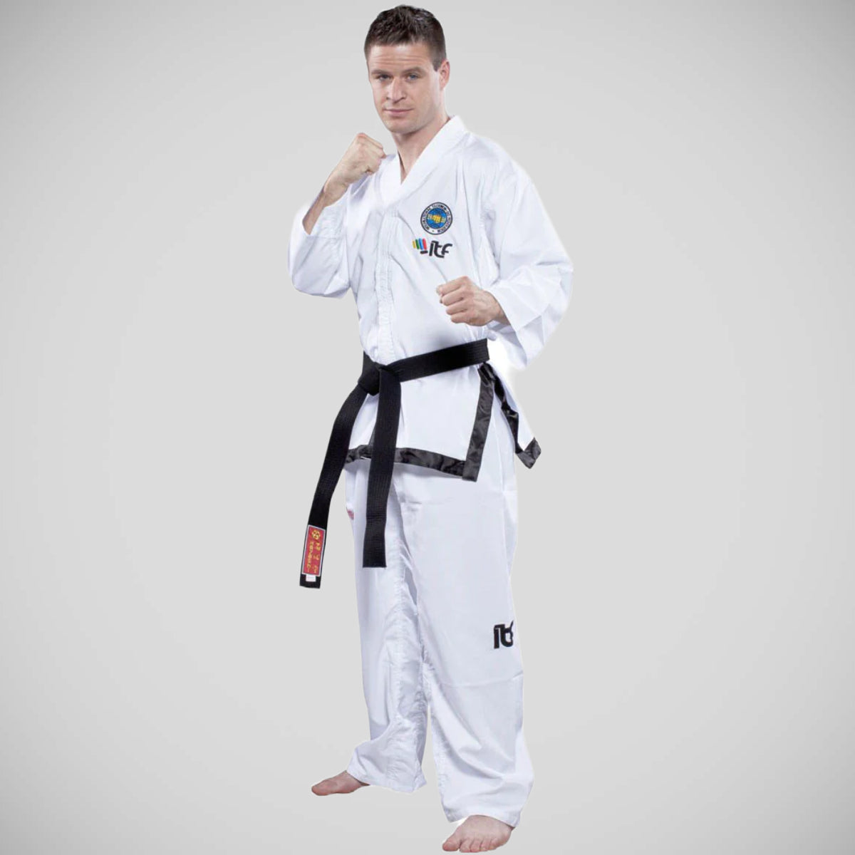 White Top Ten ITF Master Diamond Uniform from Bytomic – Bytomic Martial ...