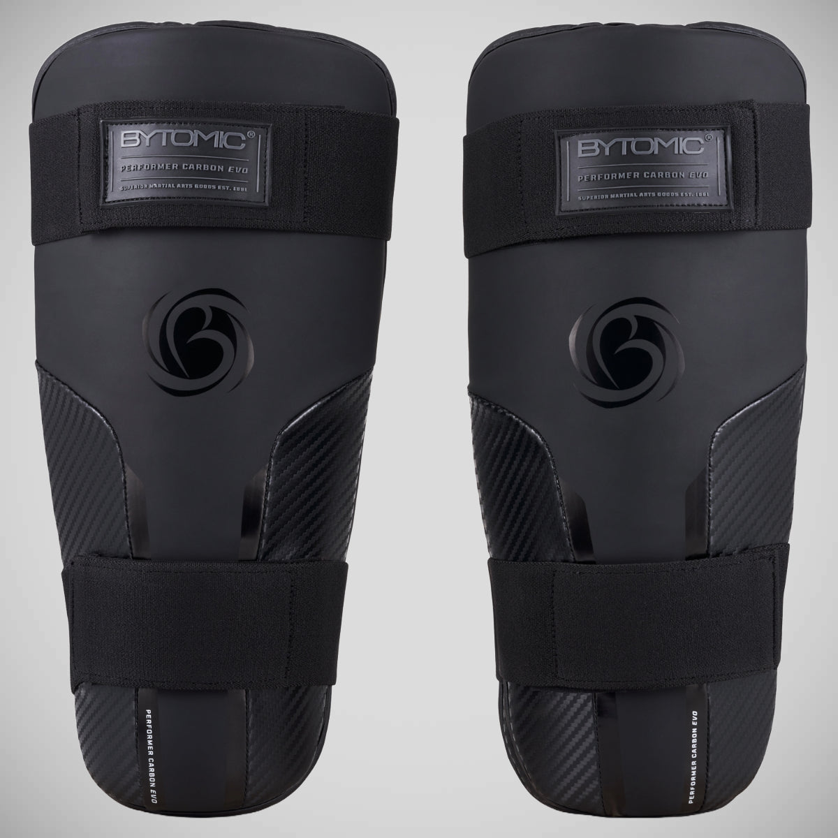Black/Black Bytomic Performer Carbon Evo Shin Guards from Bytomic ...