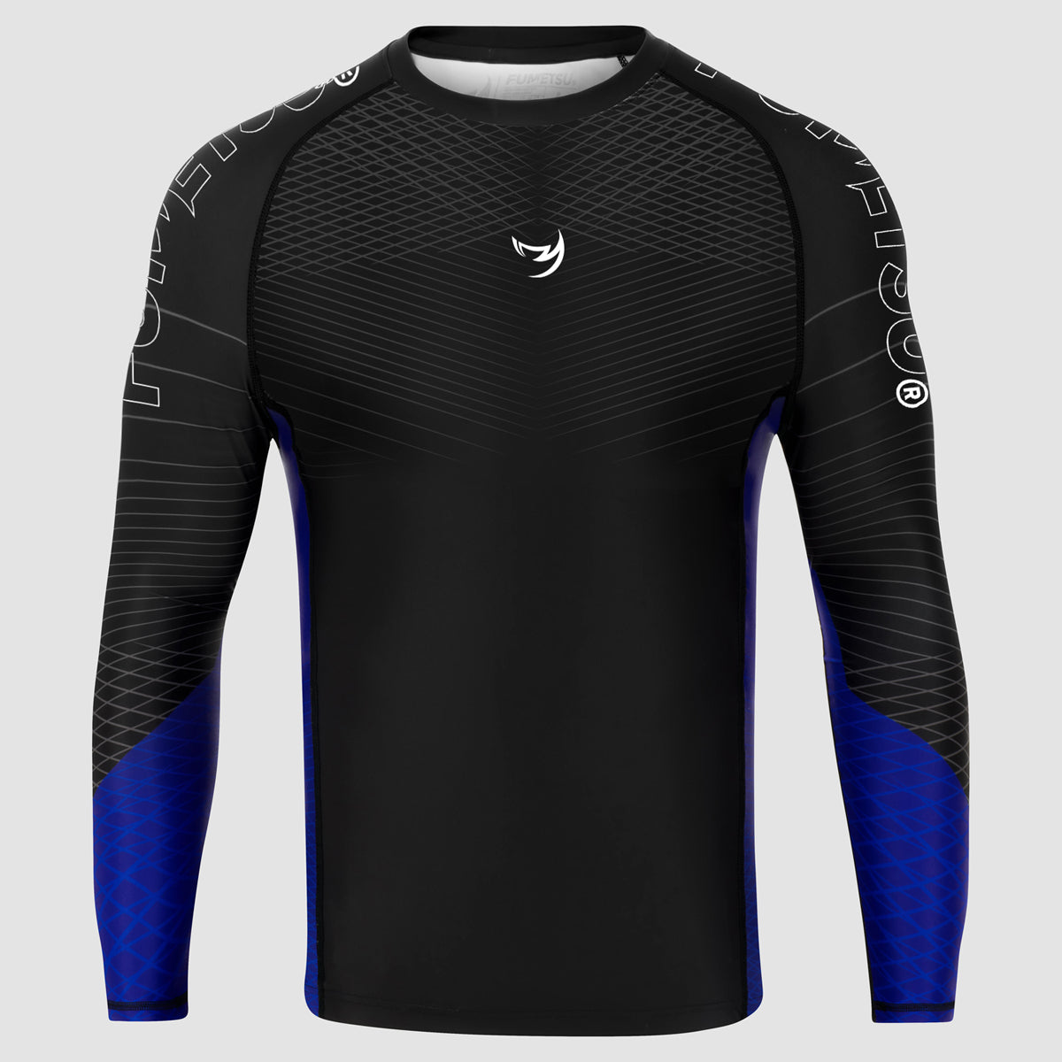 Black/Blue Fumetsu Competitor MK2 Long Sleeve Rash Guard from Bytomic ...