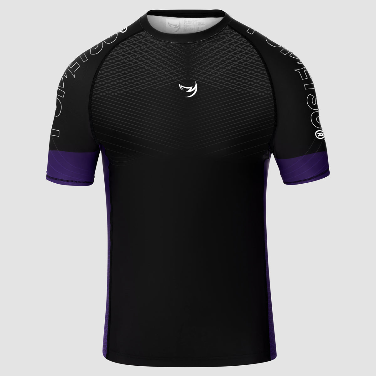 Black/Purple Fumetsu Competitor MK2 Short Sleeve Rash Guard from ...
