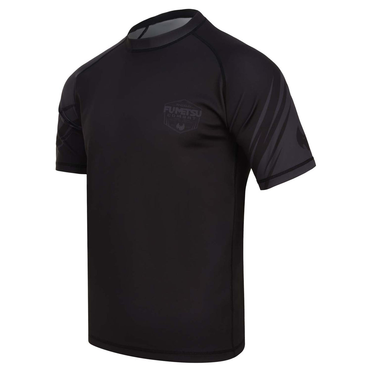 Fumetsu Shield Short Sleeve Rash Guard Black-Black from Bytomic ...